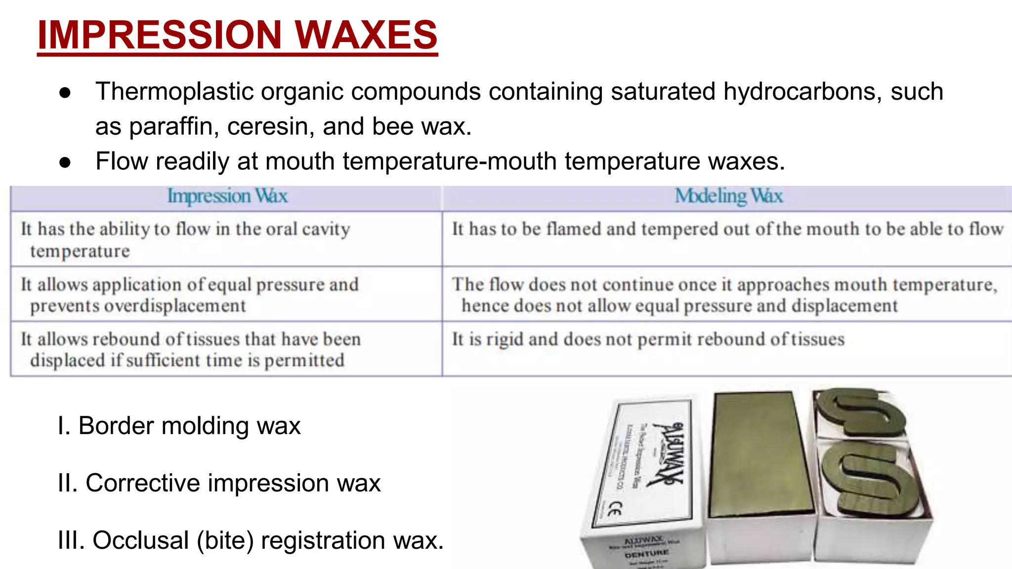 Impression materials | PPT