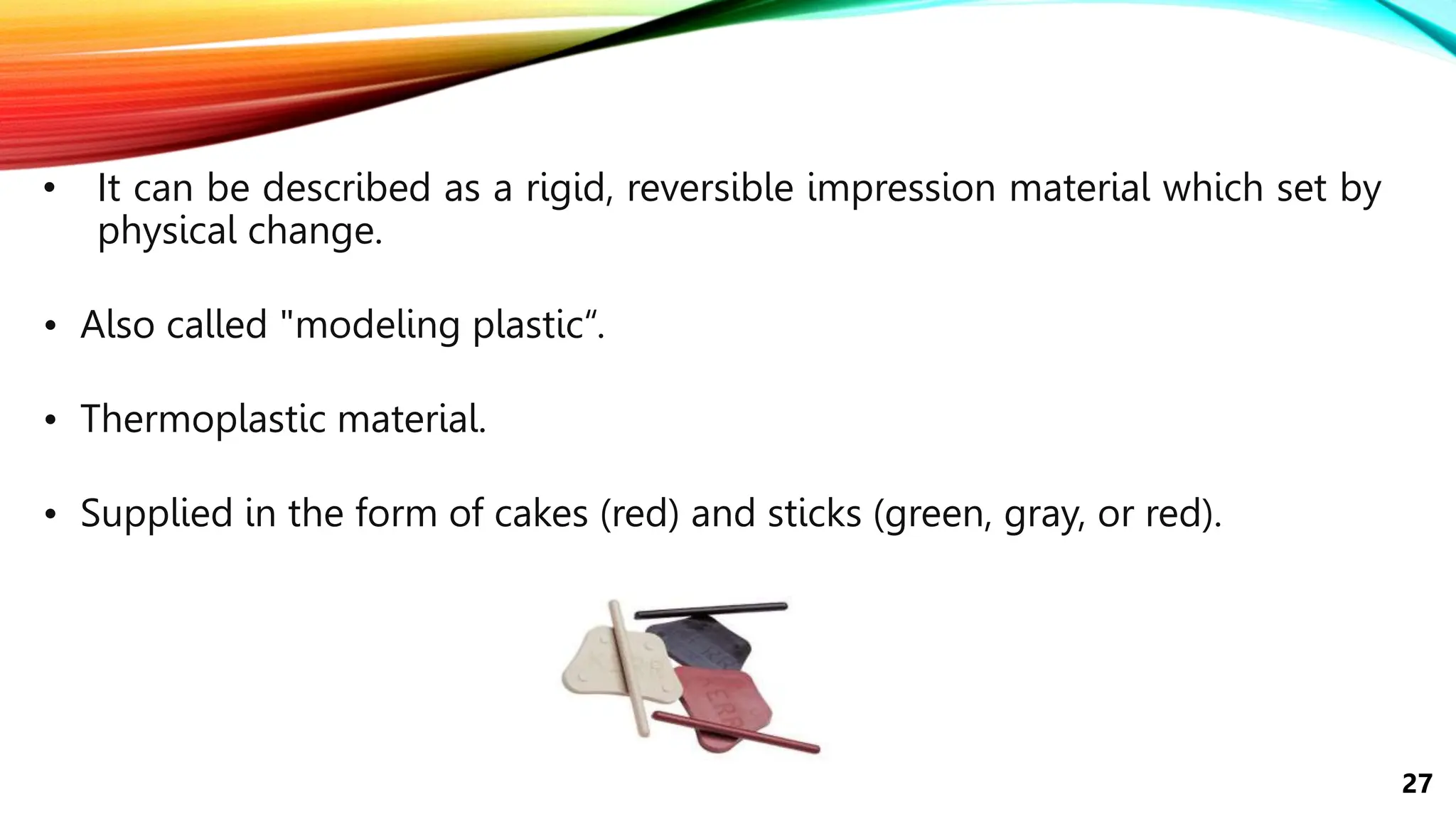 IMPRESSION MATERIALS USED IN PROSTHODONTICS | PPTX