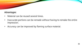 IMPRESSION MATERIALS USED IN PROSTHODONTICS | PPTX