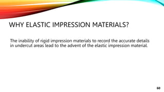 IMPRESSION MATERIALS USED IN PROSTHODONTICS | PPTX