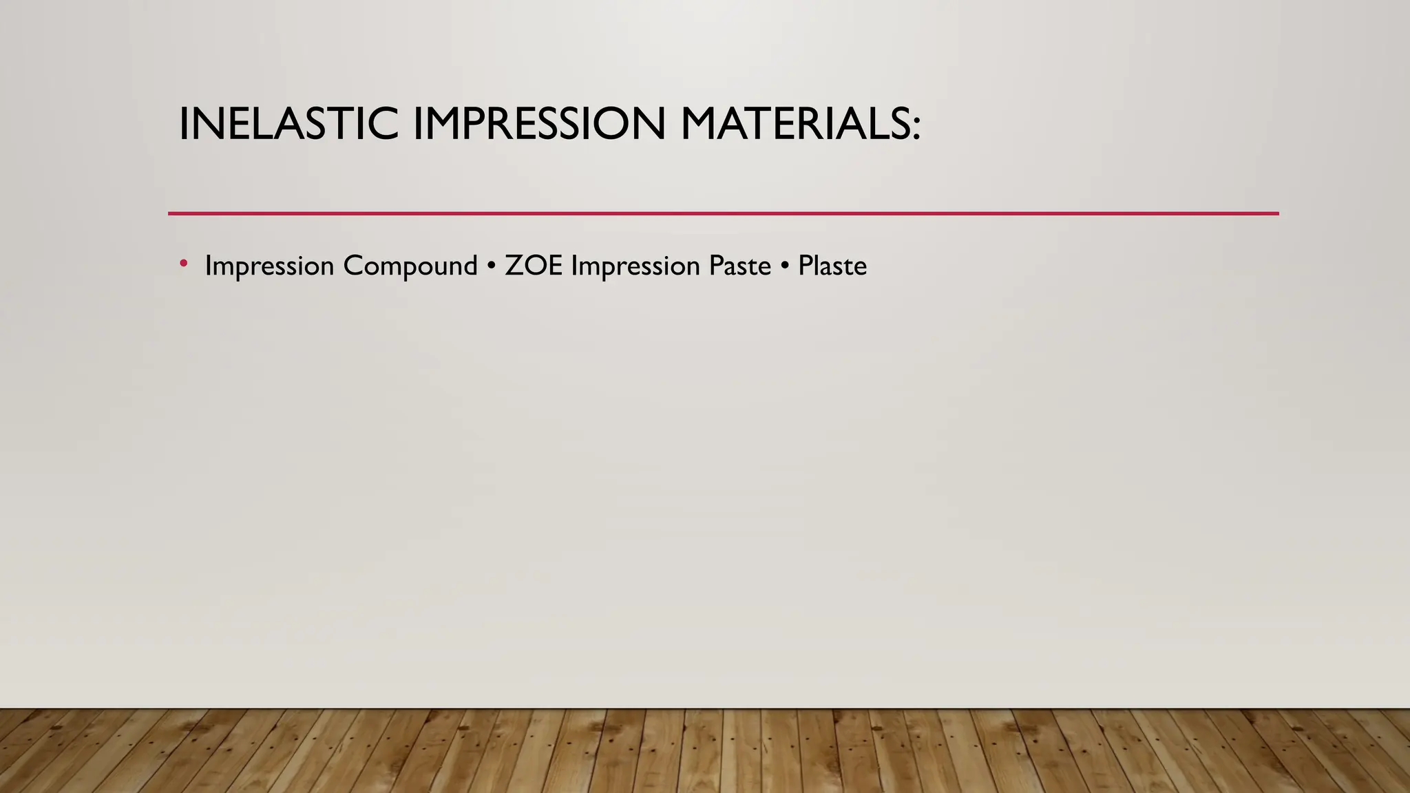 summarize note for Dental Impression Materials . | PPTX
