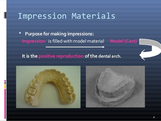 Impression materials 1