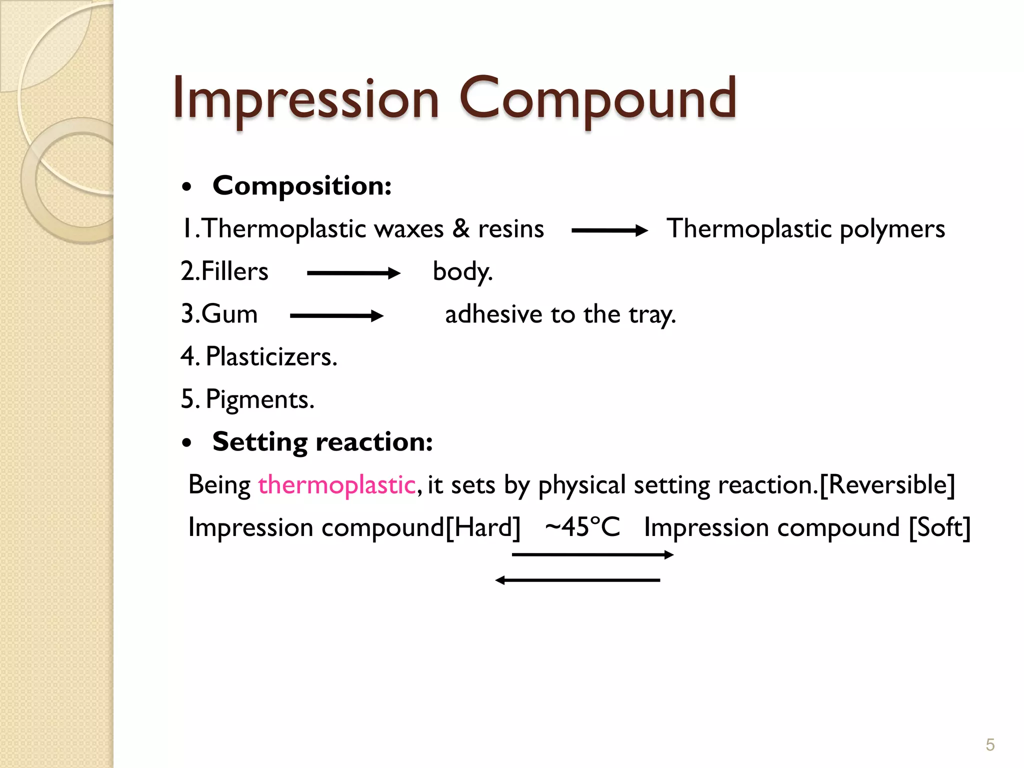 Impression materials 2 | PDF
