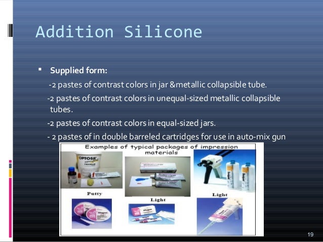 Impression materials 3