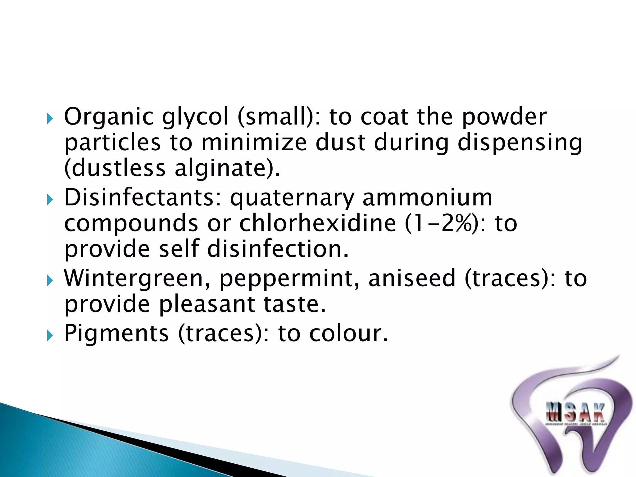 Impression materials agar and alginate | PPTX