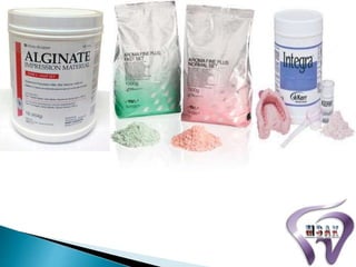 Impression materials agar and alginate | PPTX