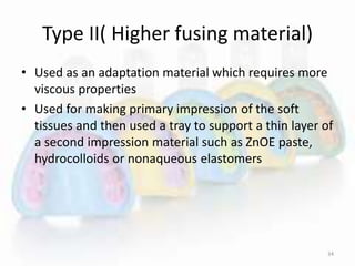 Impression materials and procedures | PPTX