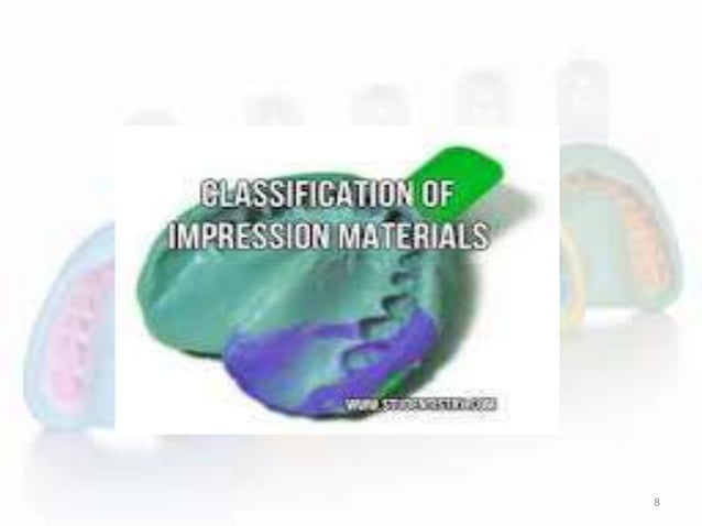 Impression materials and procedures | PPTX