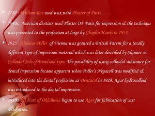 Impression materials and techniques | PPT
