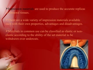 Impression materials and techniques | PPT