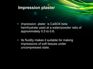 Impression materials by dr brajendra singh tomar | PPTX