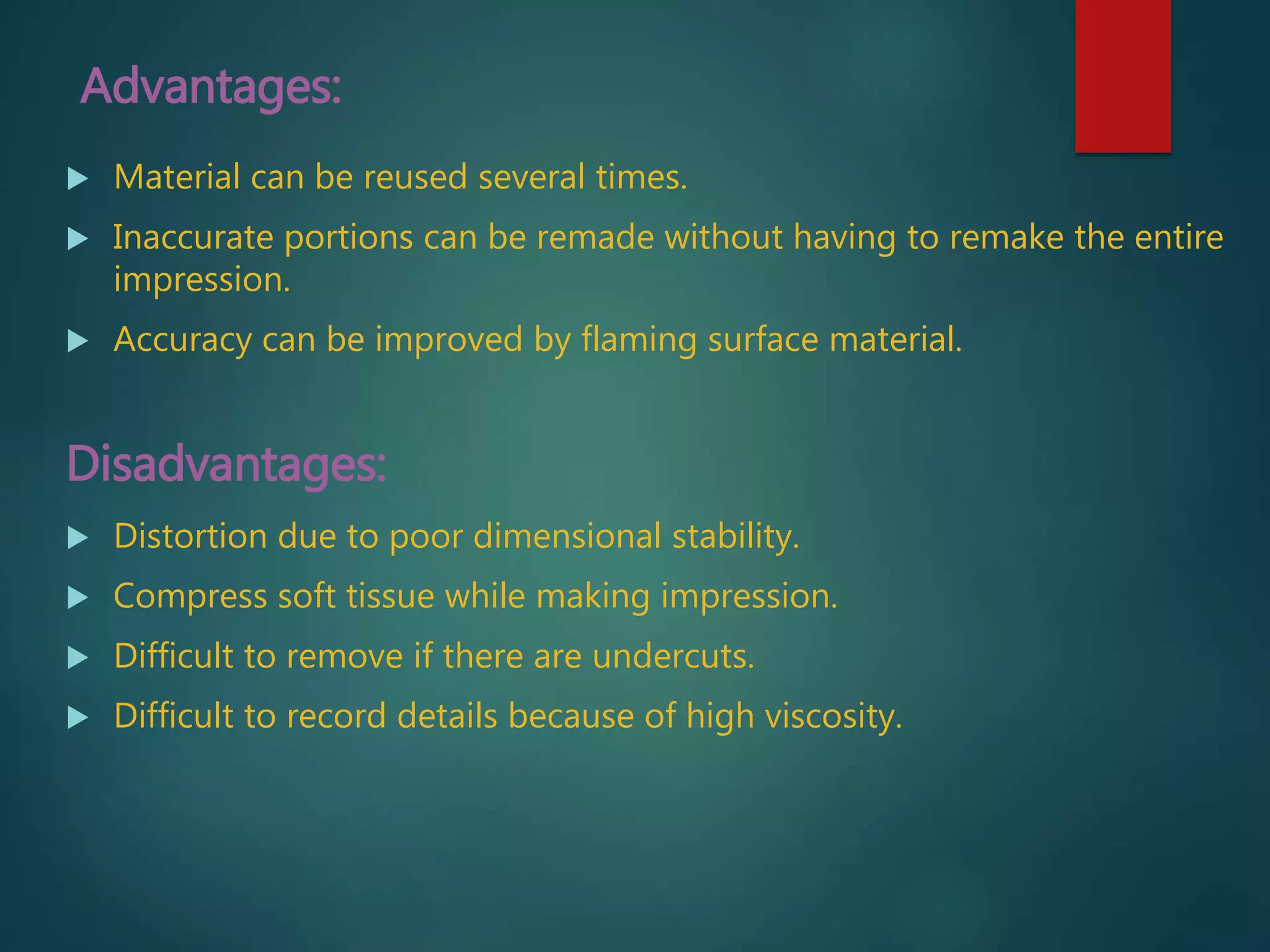 Impression materials for complete denture | PPTX