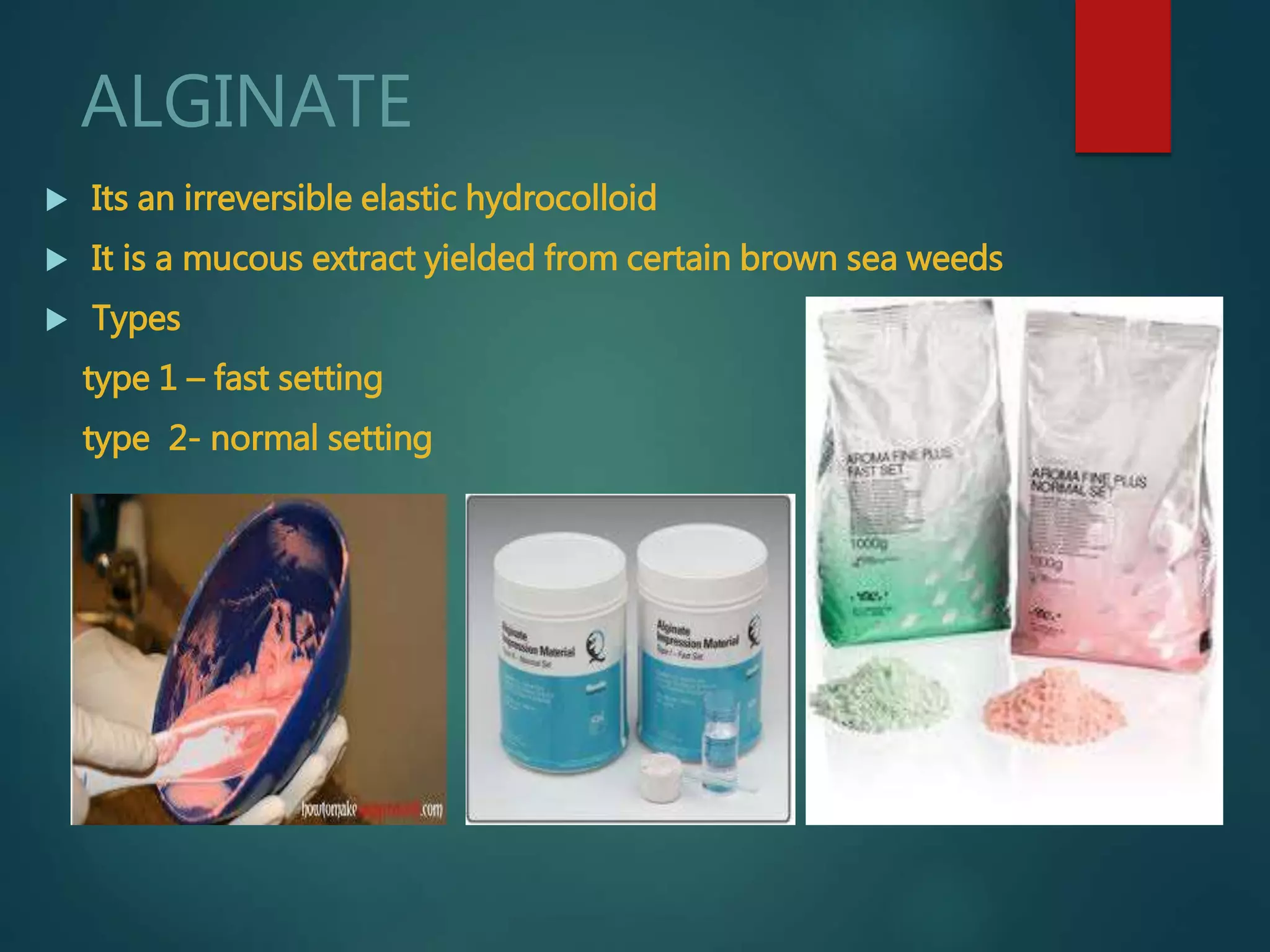 Impression materials for complete denture | PPTX
