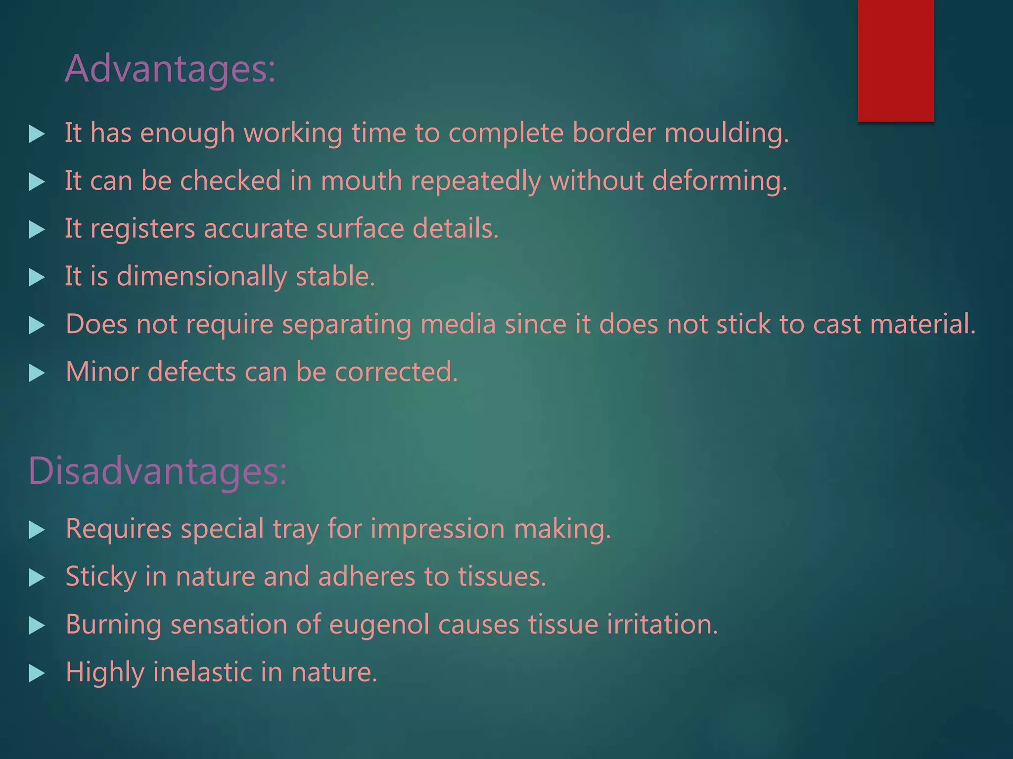 Impression materials for complete denture | PPTX