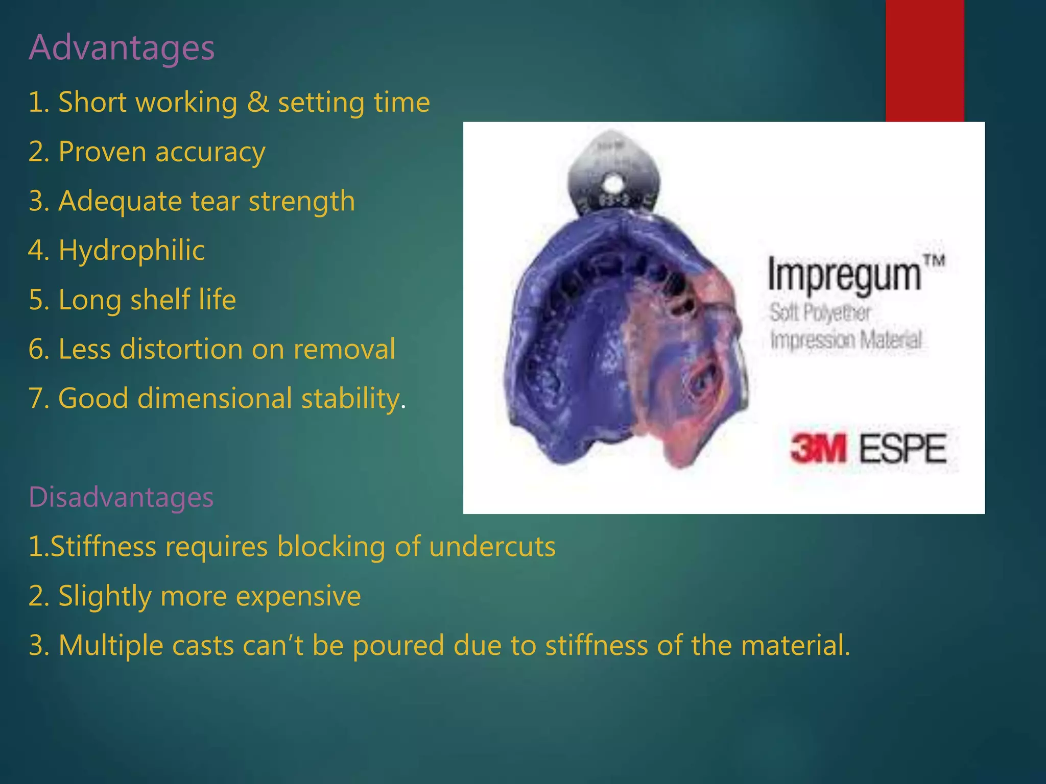 Impression materials for complete denture | PPTX