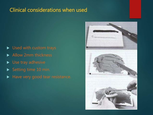 Impression materials for complete denture | PPTX | Oral care | Personal ...