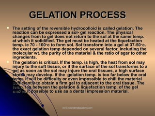 Dental Impression materials / fixed orthodontics courses | PPT