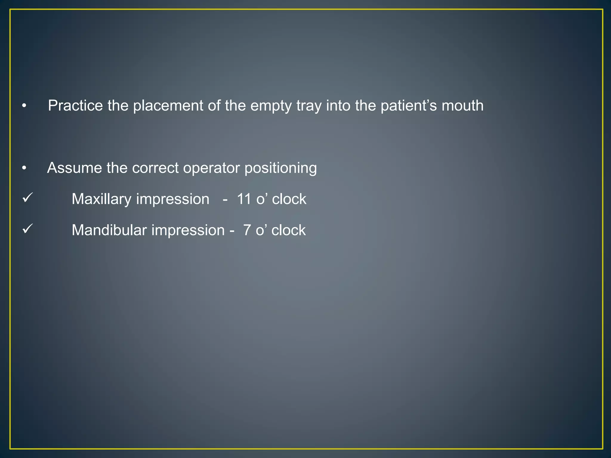 Impression materials in orthodontics | PPTX