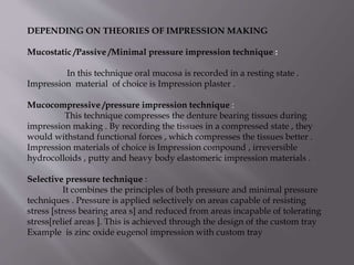 INTRODUCTION TO IMPRESSION MATERIALS | PPTX