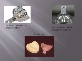 INTRODUCTION TO IMPRESSION MATERIALS | PPTX