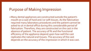 Impression Materials Part - 1 | PPT