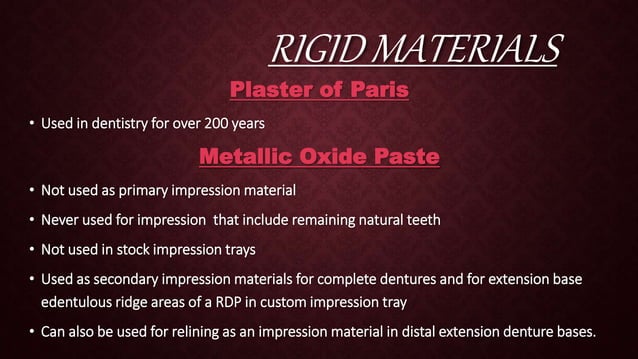 Impression material & procedures | PPT