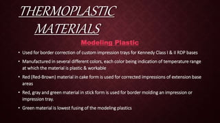 Impression material & procedures | PPTX | Oral care | Personal Care