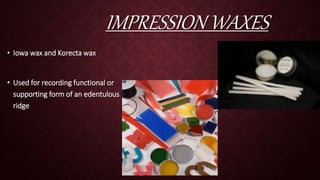 Impression material & procedures | PPTX
