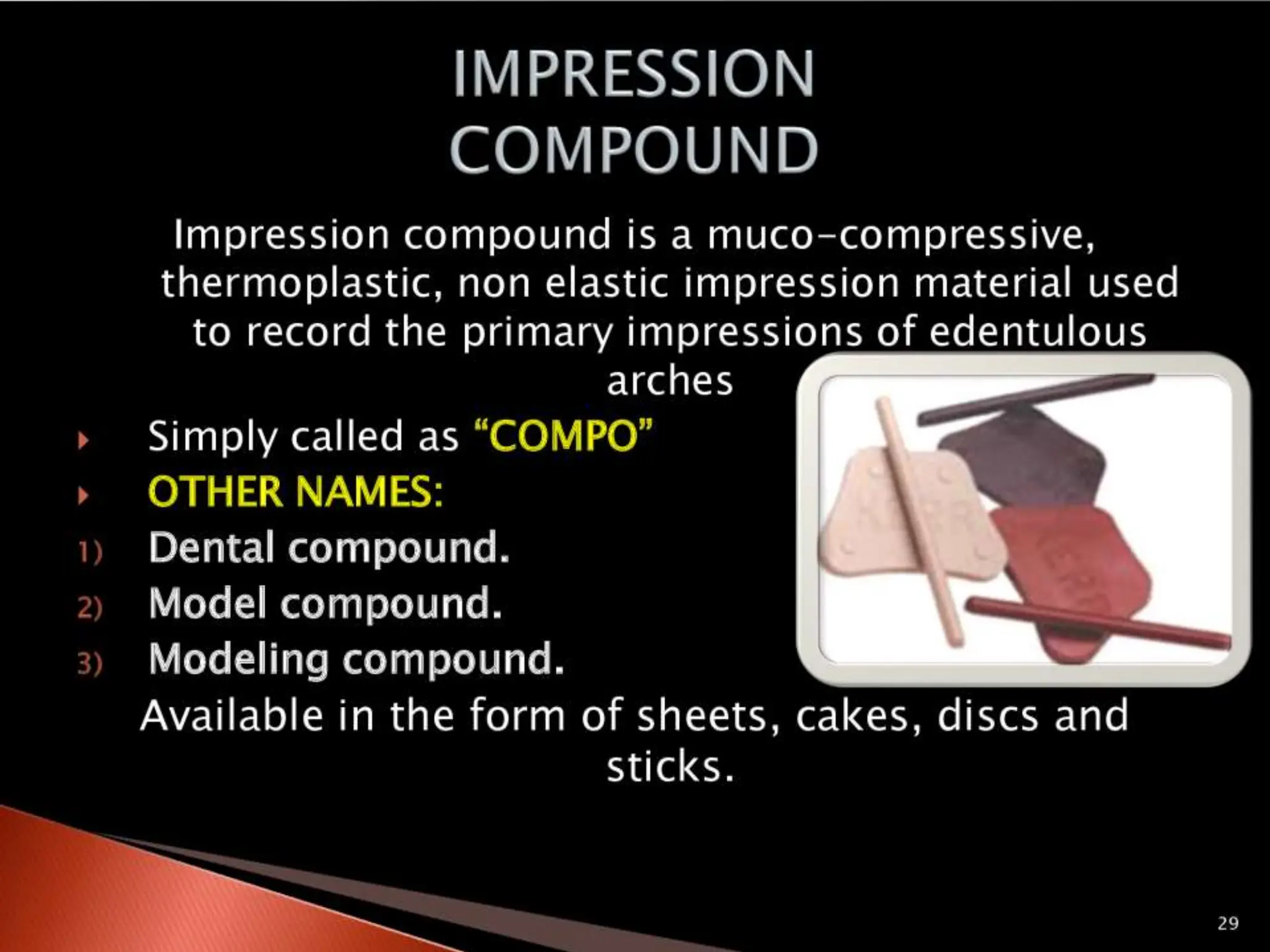 all about the dental impression materials . | PPT