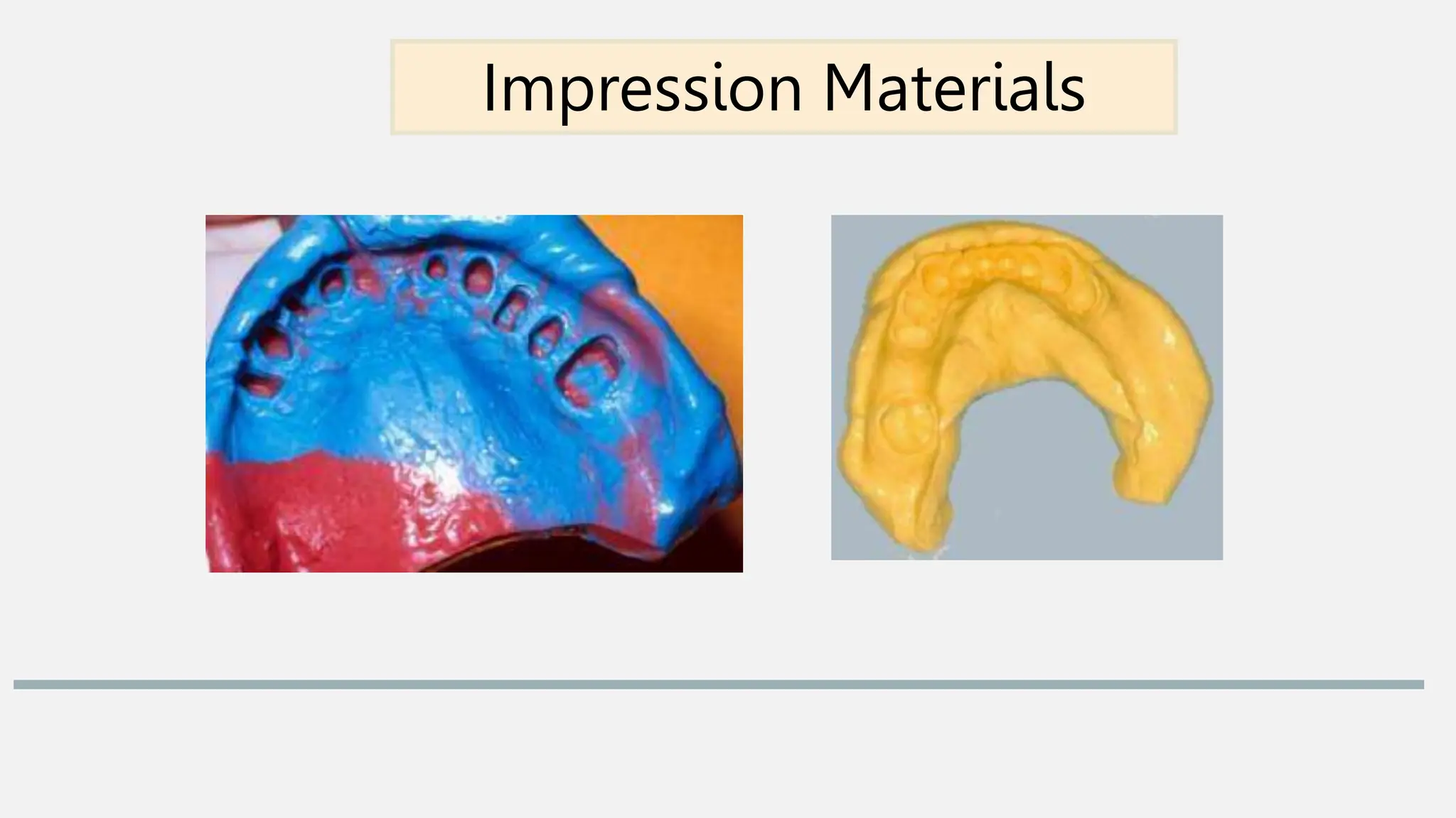 IMPRESSION MATERILS IN Removable partial denture in prosthodontics | PPTX