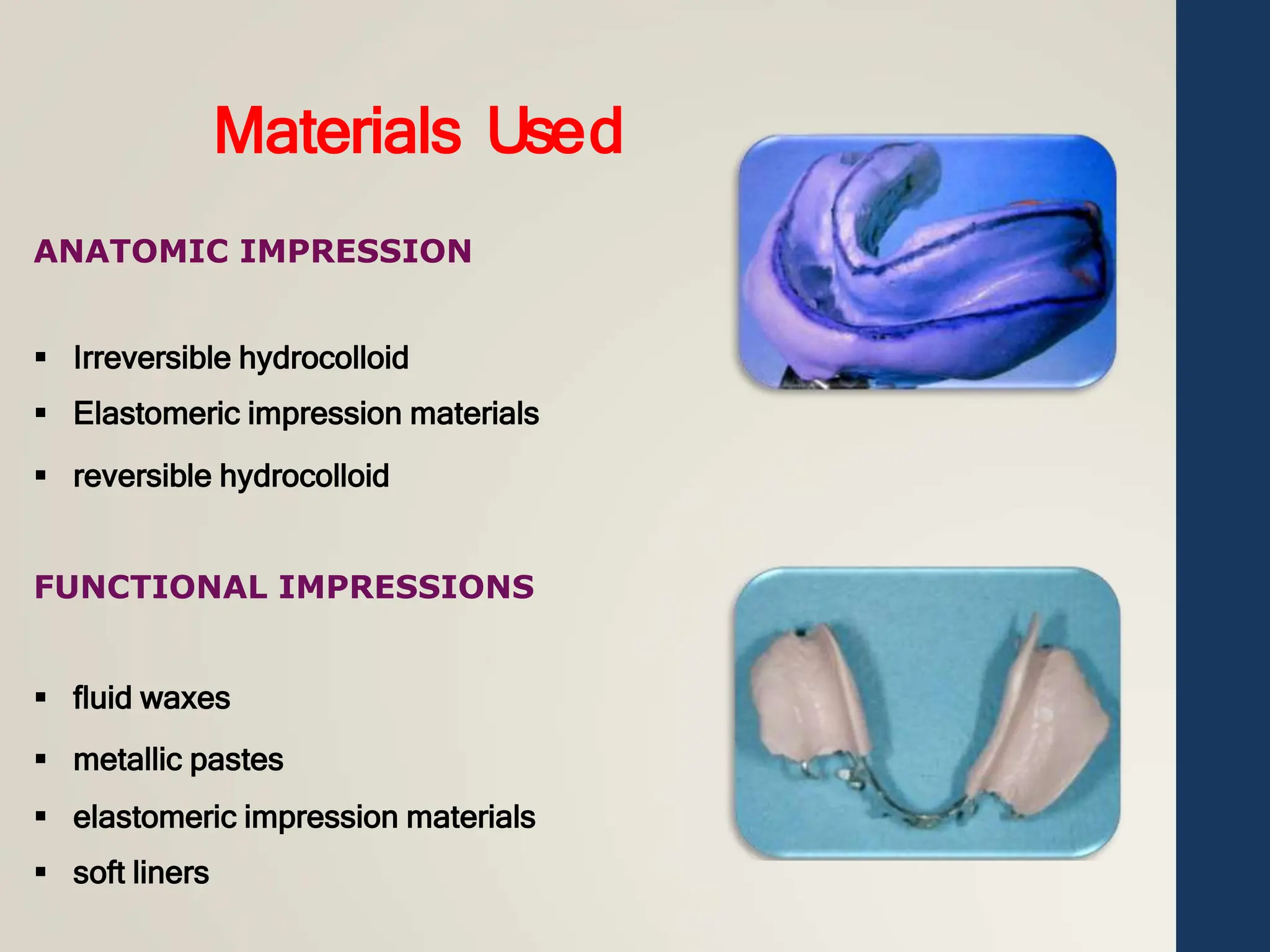Impression Procedure for RPD’s- mandy.ppt