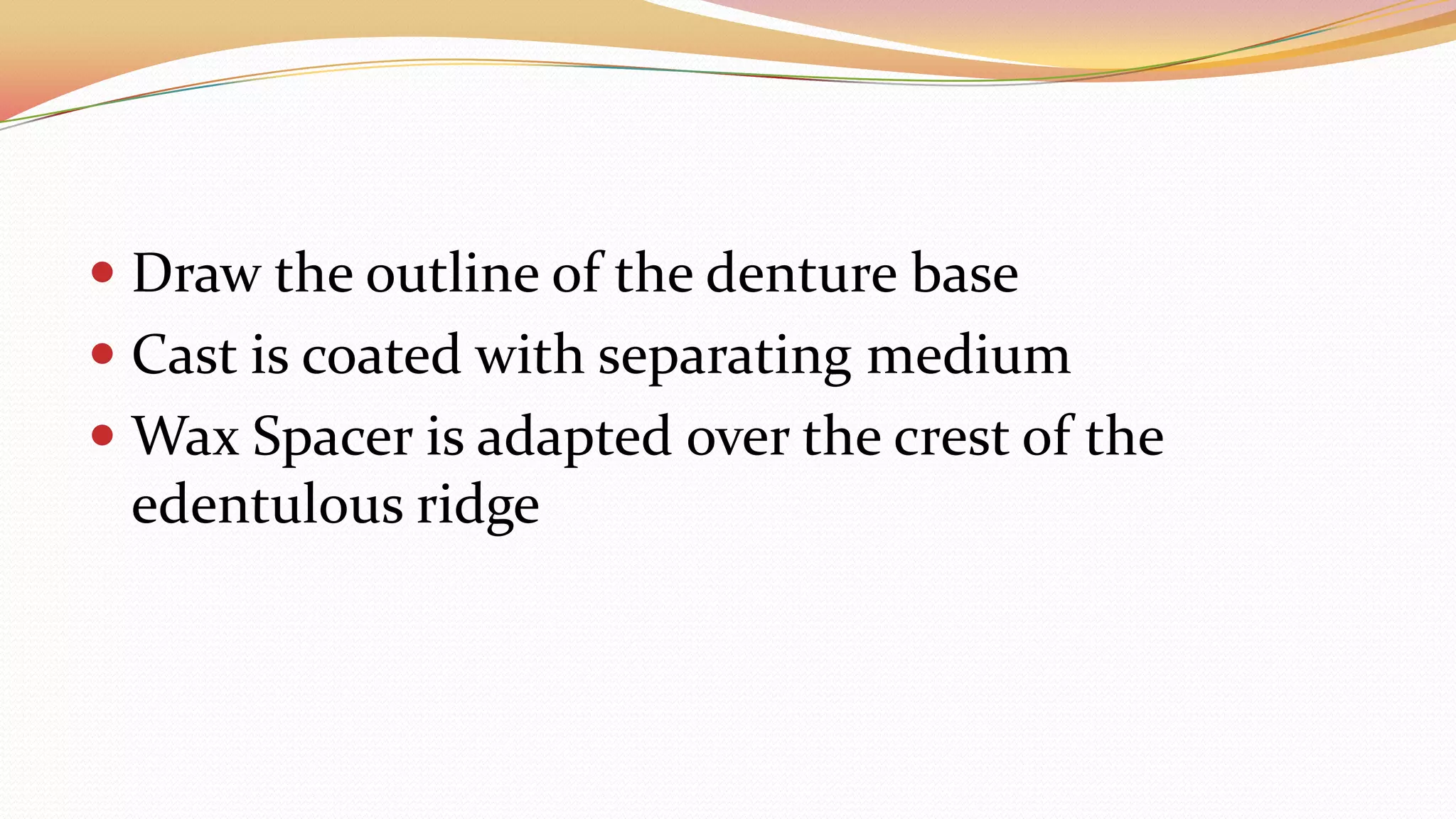 Impression procedures for removable partial denture | PPTX