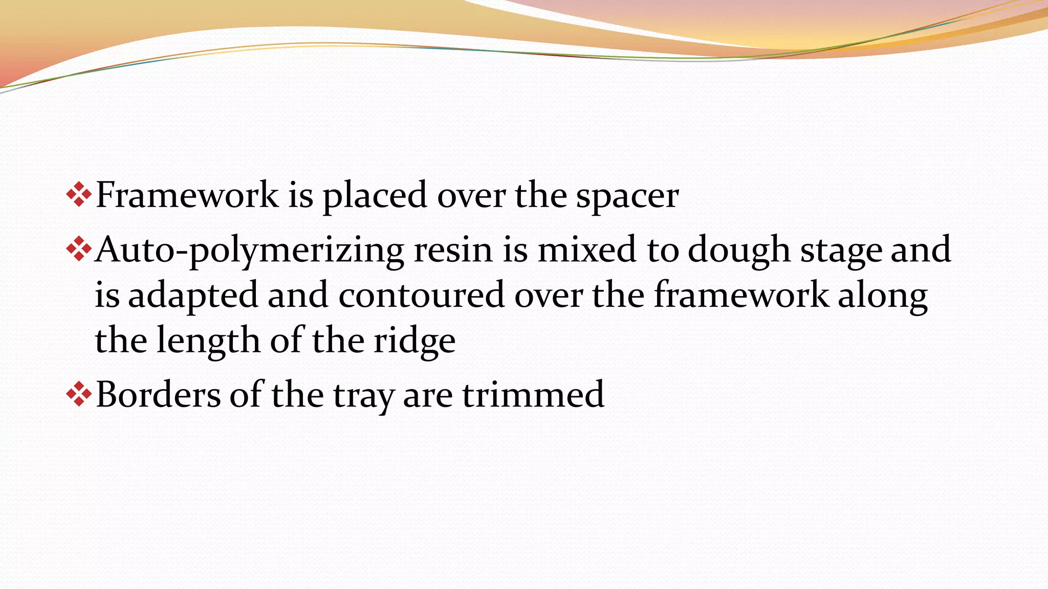 Impression procedures for removable partial denture | PPTX