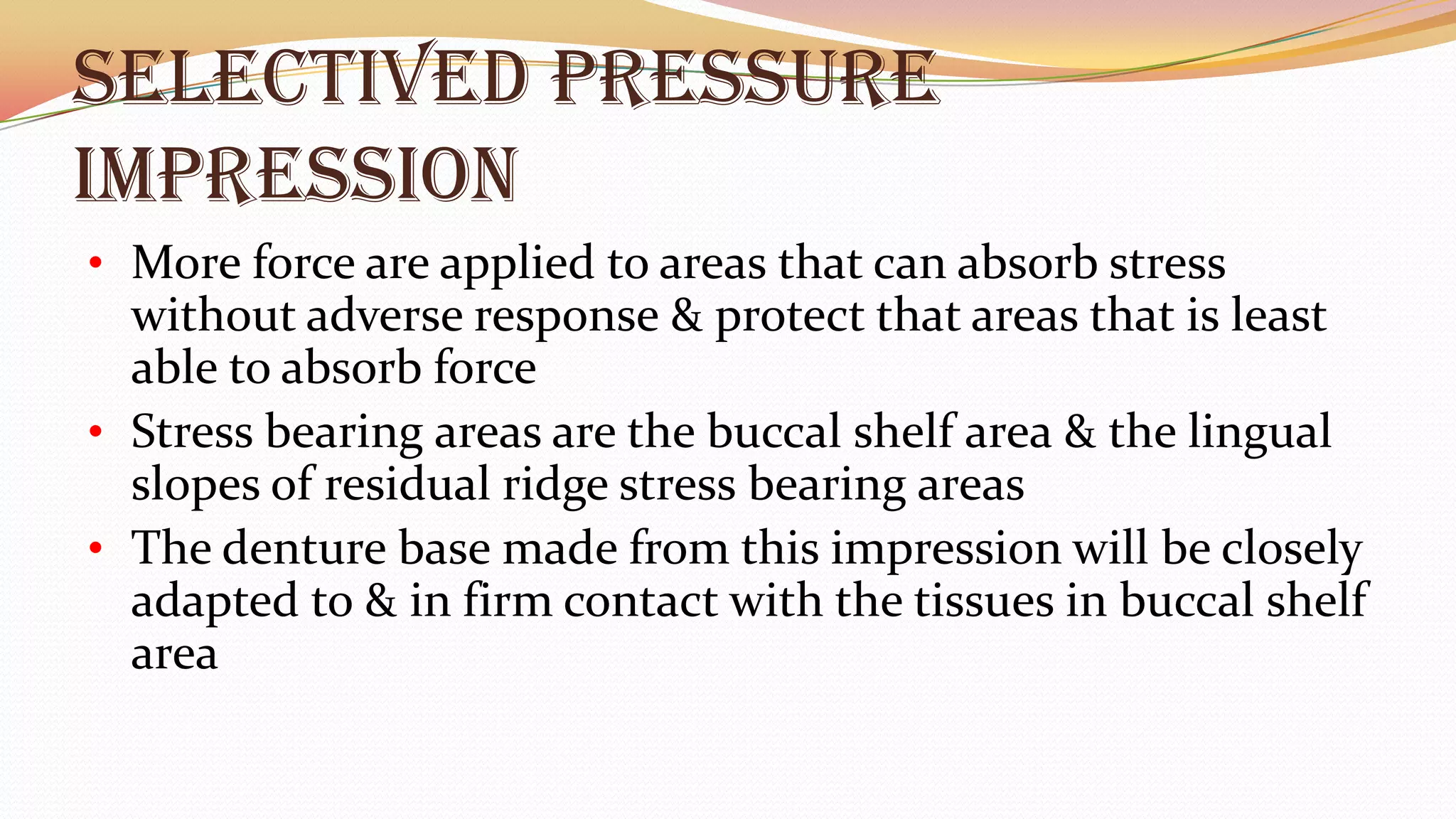 Impression procedures for removable partial denture | PPTX