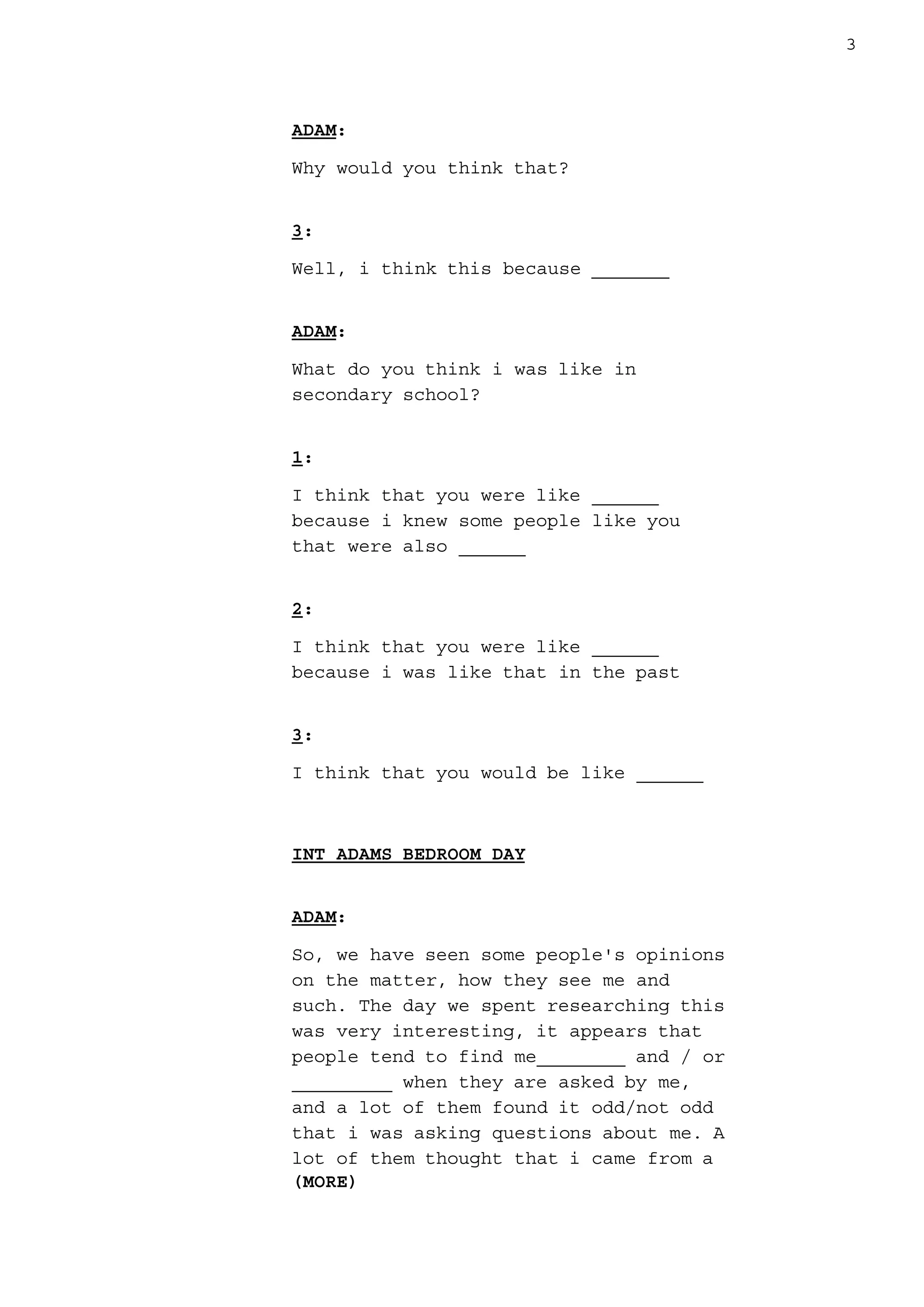 Impressions script | PDF