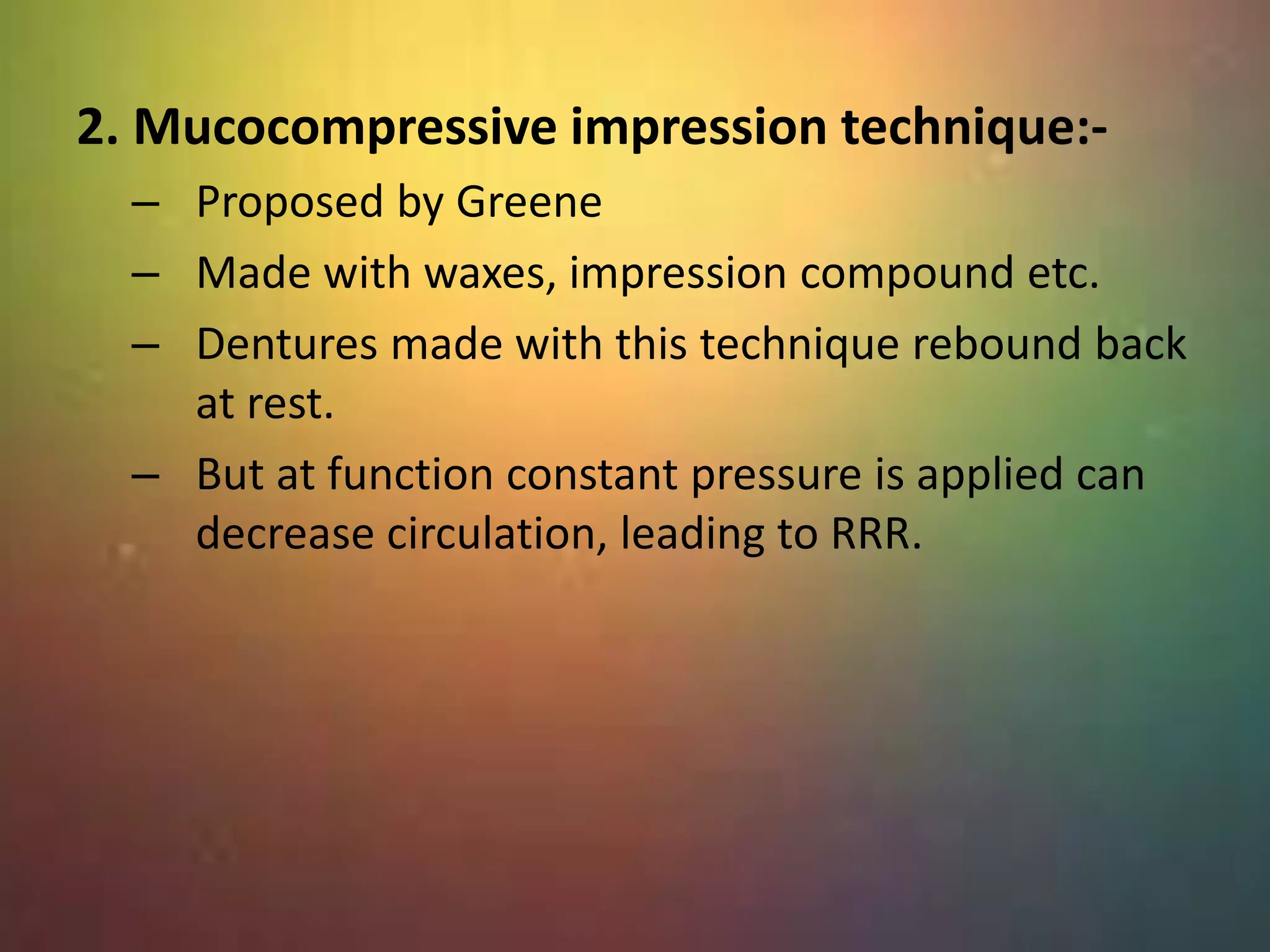 Impressions in complete dentures | PPTX
