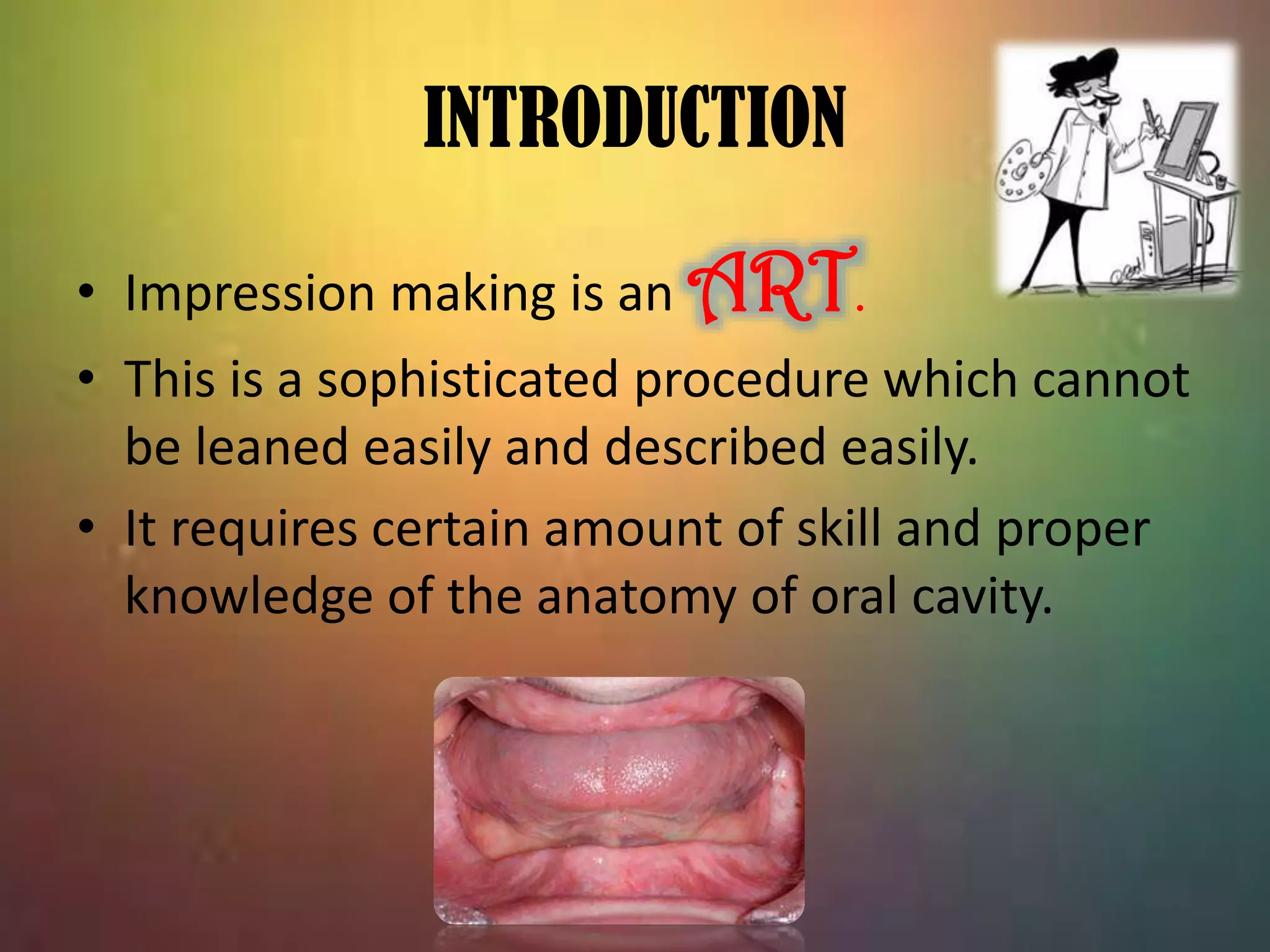 Impressions in complete dentures | PPTX