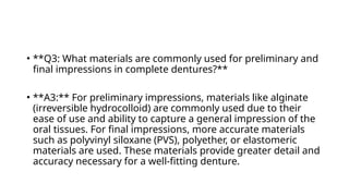 Impressions and in complete dentures.pptx