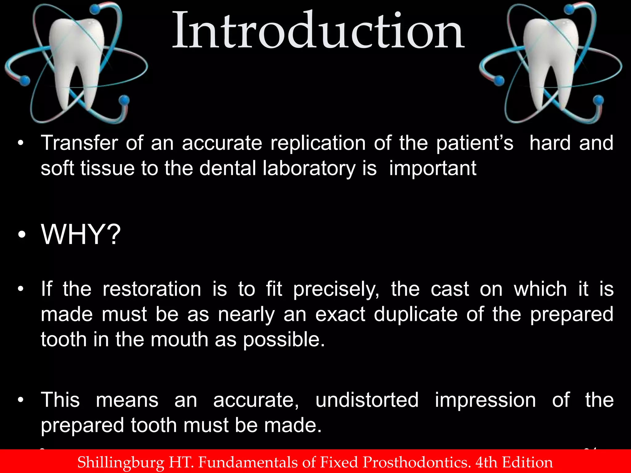 Impressions in fixed partial denture | PPTX