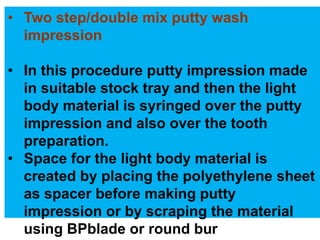 Impressions in fpd | PPT