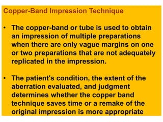 Impressions in fpd | PPT