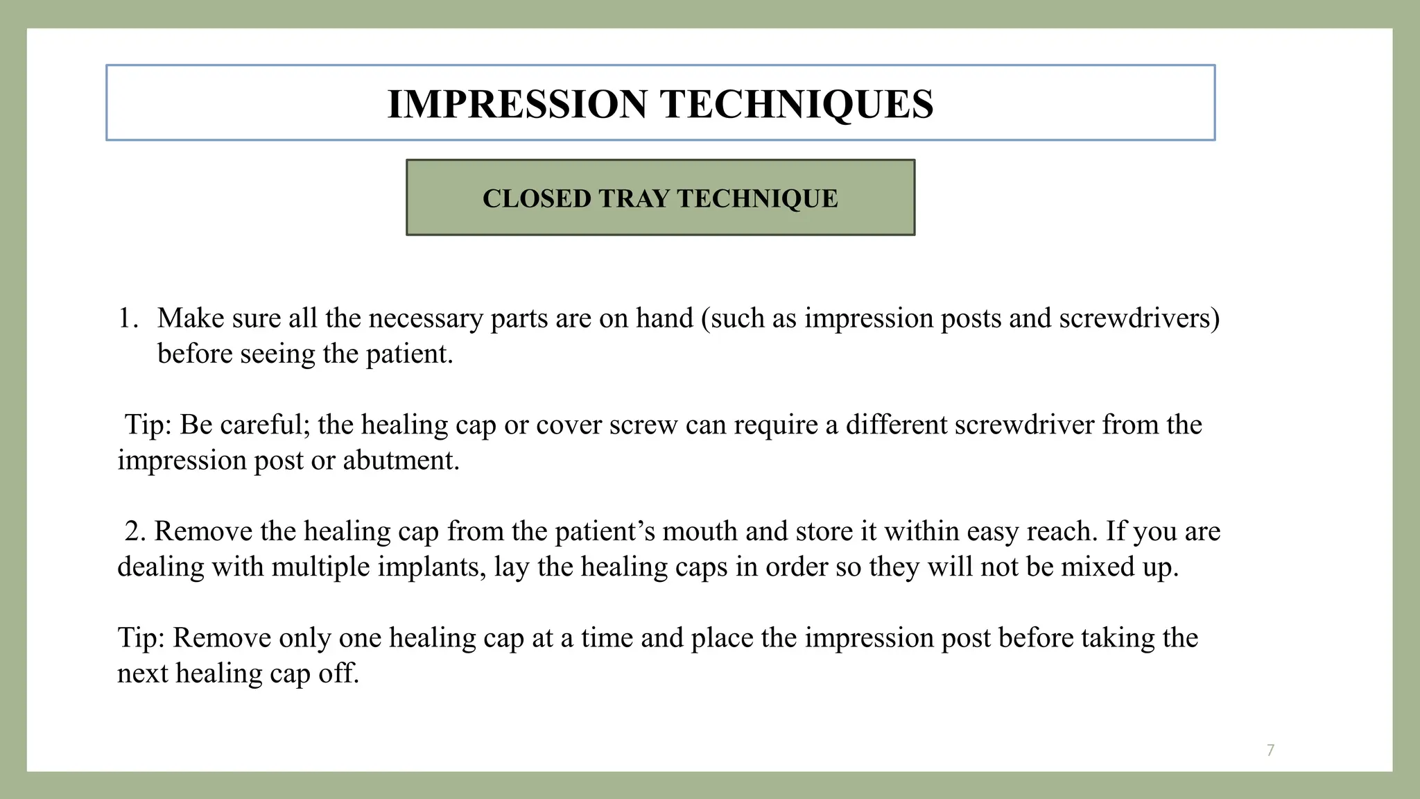 impressions in implants.pptx