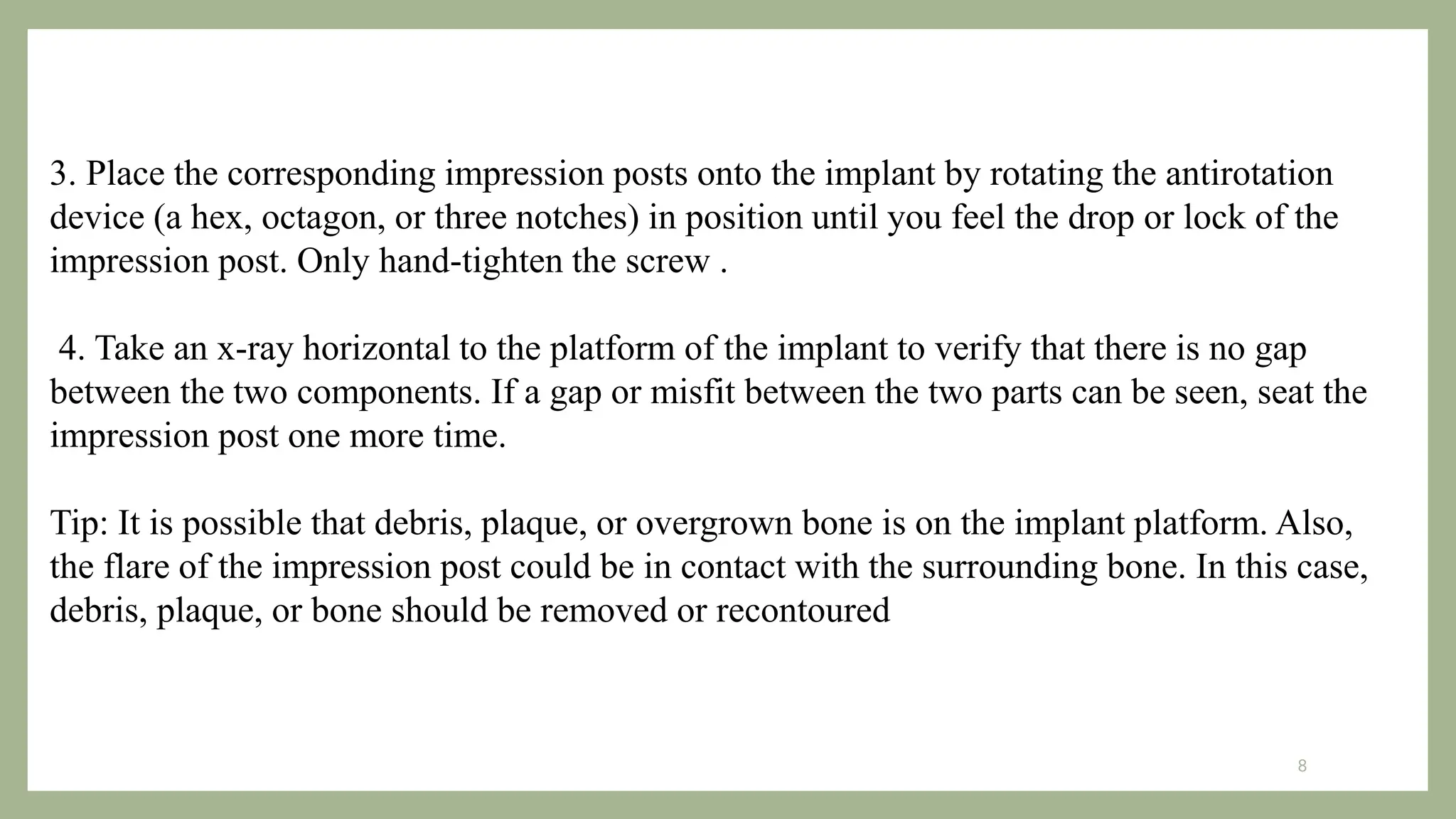 impressions in implants.pptx