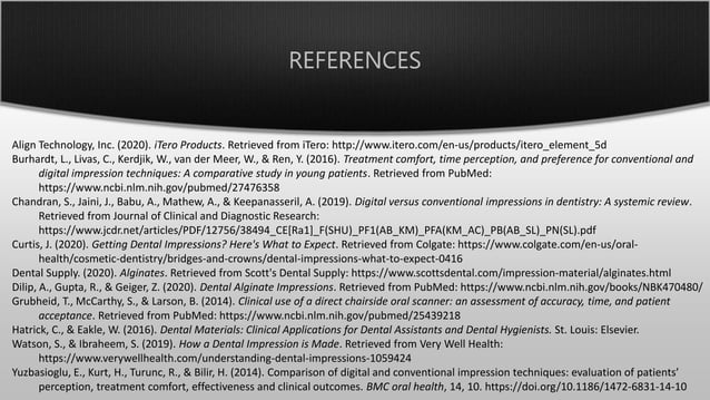 Impressions Table Clinic | PPTX