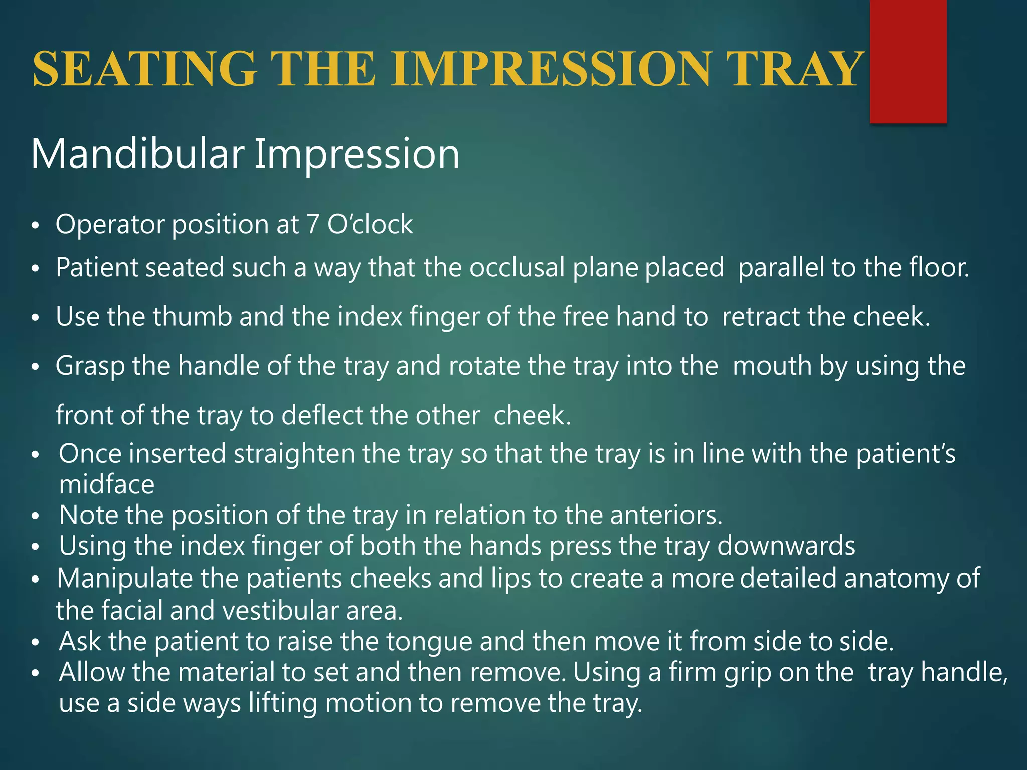 Impression Taking By Alginate | PPTX