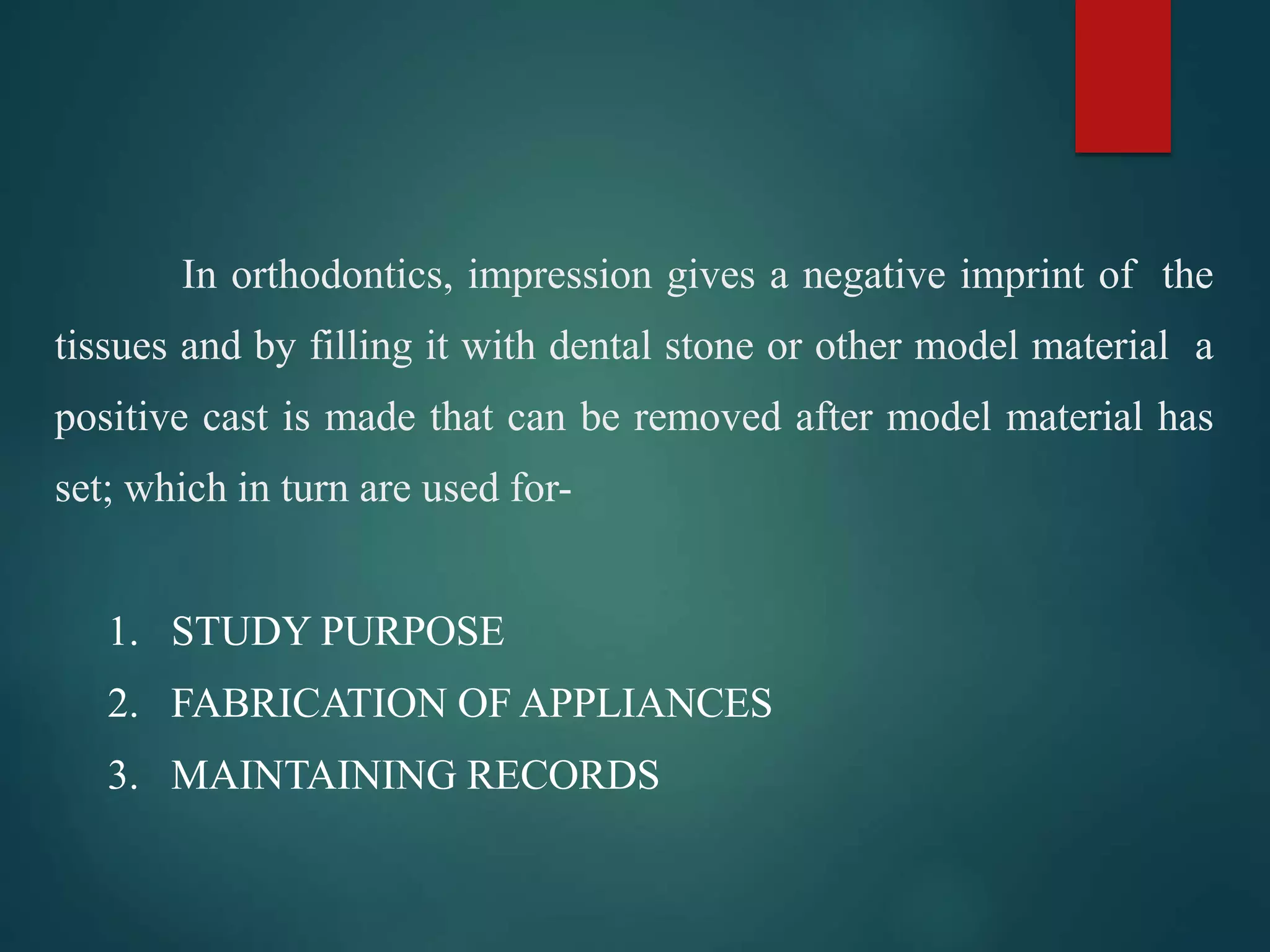 Impression Taking By Alginate | PPTX