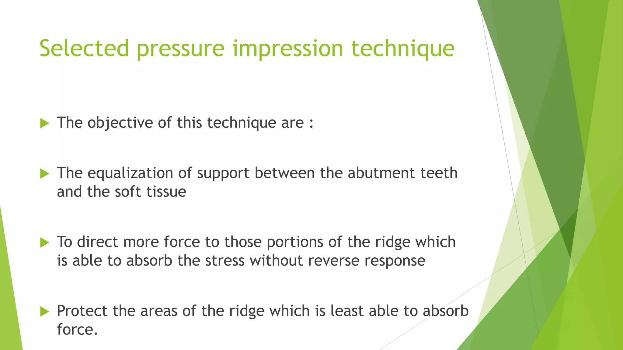 Impression Techniques | PPTX