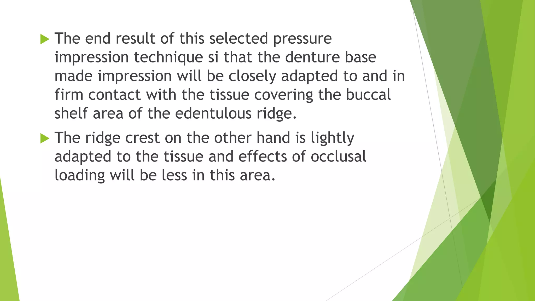 Impression Techniques | PPTX