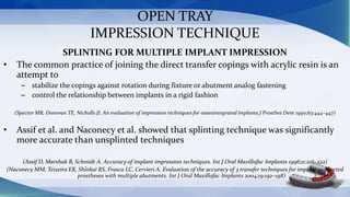 Impression techniques | PPTX