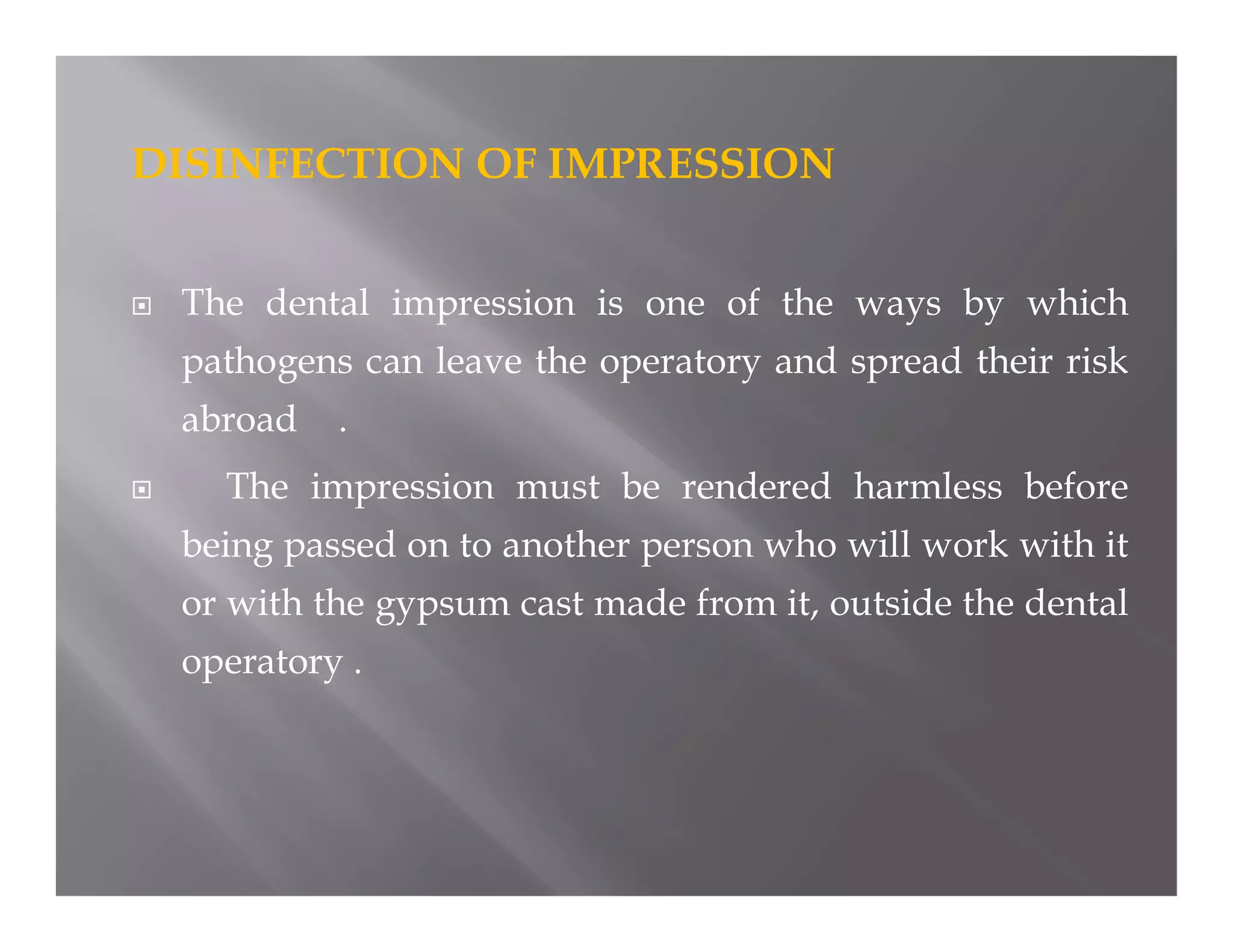 Impression techniques | PDF